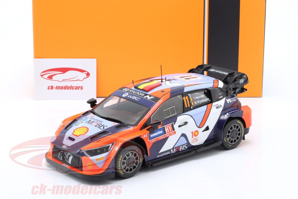 Ixo 1:18 Hyundai i20 N Rally1 Hybrid #11 4th Rallye Sweden 2024 ...