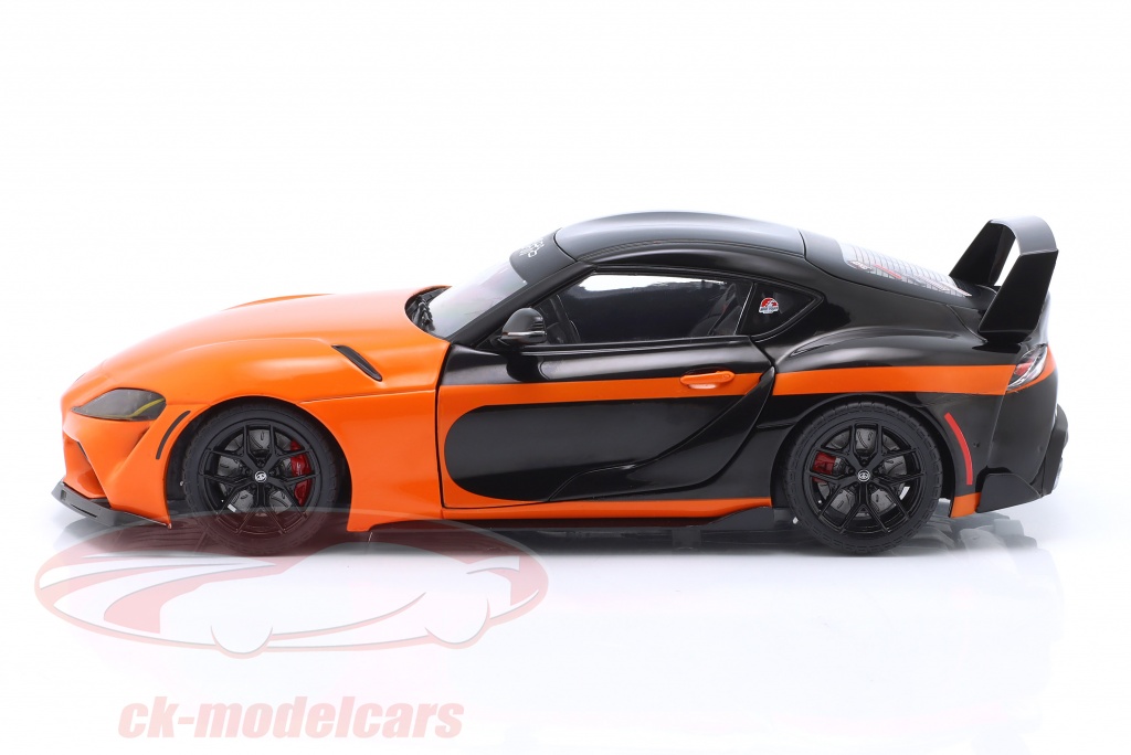Solido 1:18 Toyota GR Supra Streetfighter year 2024 orange / black ...
