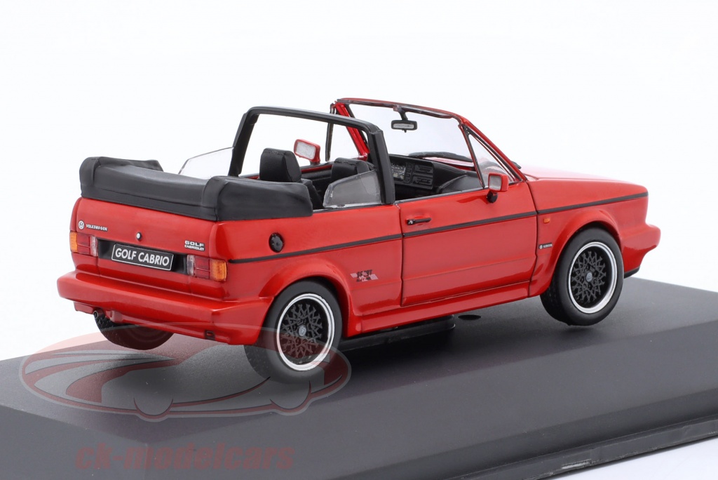 Solido 1:43 Volkswagen VW Golf I Cabriolet Sportline Baujahr 1992 rot ...