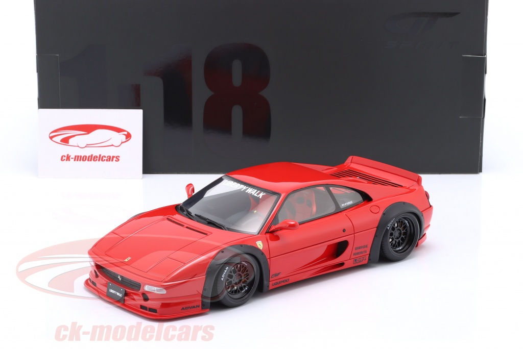 GT-SPIRIT 1:18 Ferrari F355 GT S RWB Liberty Walk year 2023 red GT468 ...
