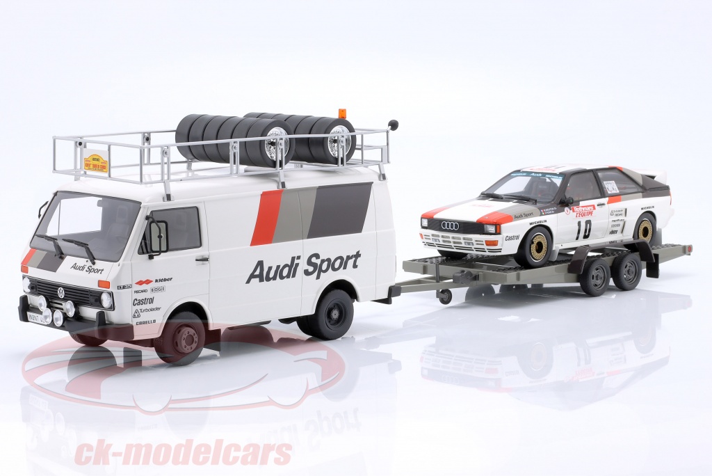 Ottomobile 1:18 3-Car Set Rallye Tour de Corse 1983: Audi Quattro A2 ...