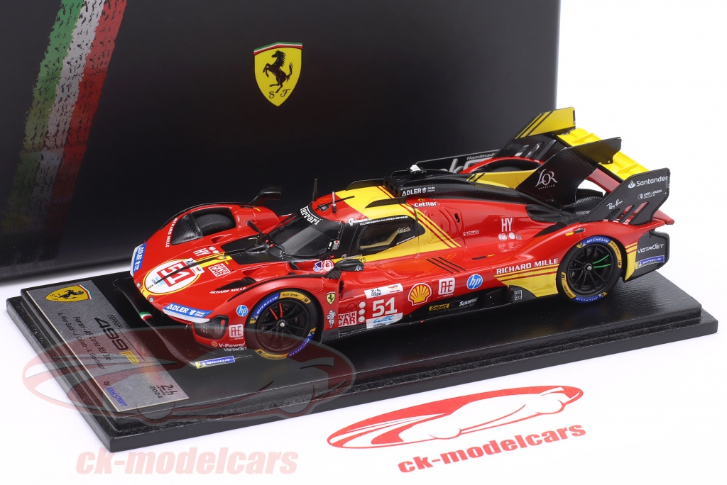 LookSmart 1:43 Ferrari 499P #51 3rd 24h LeMans 2024 Pier Guidi, Calado ...