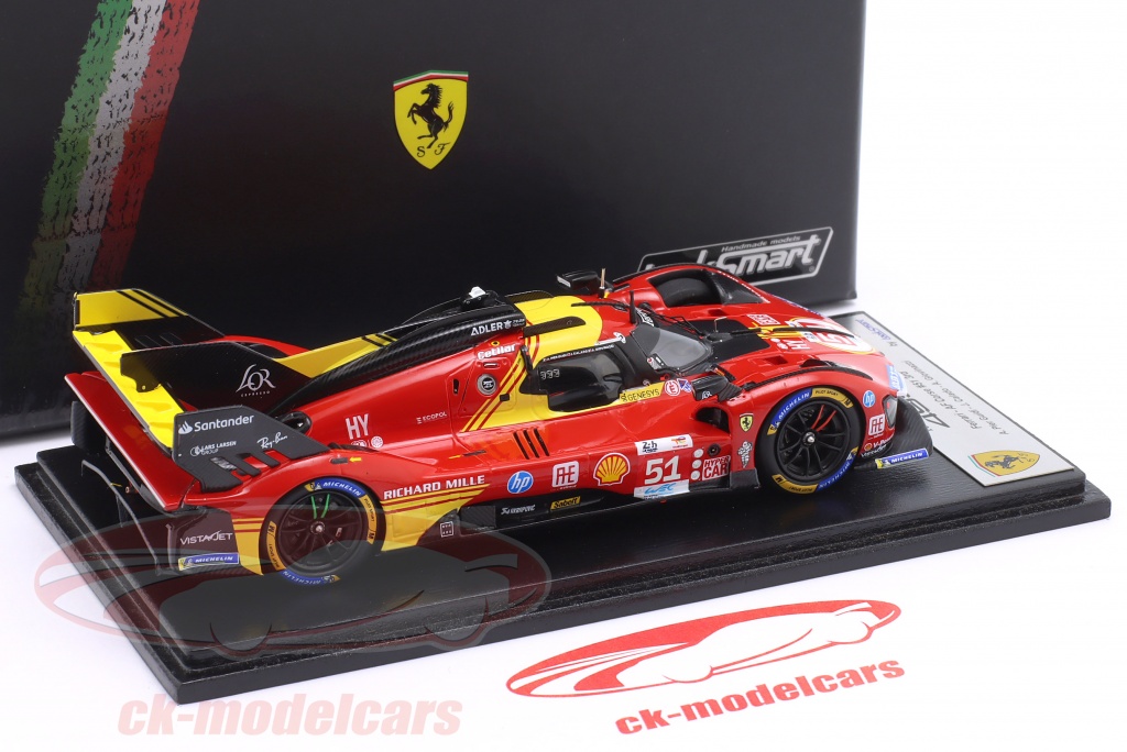 LookSmart 1:43 Ferrari 499P #51 3rd 24h LeMans 2024 Pier Guidi, Calado ...
