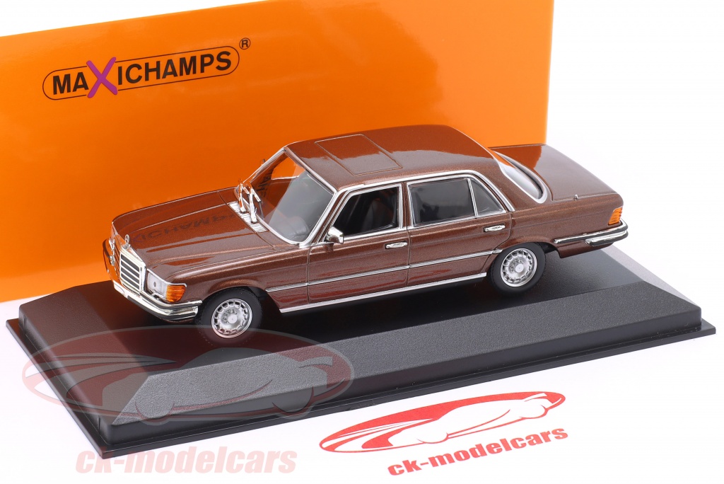 Minichamps 1:43 Mercedes-Benz 450 SEL 6.9 (W116) Año de construcción 1976 marrón metálico ...