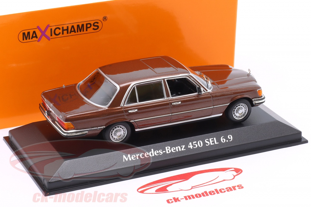 Minichamps 1:43 Mercedes-Benz 450 SEL 6.9 (W116) Baujahr 1976 braun metallic 940039201 ...