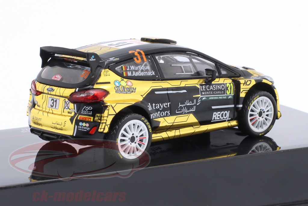 Ixo 1:43 Ford Fiesta Rally2 #31 Rallye Monte Carlo 2024 Wartique ...