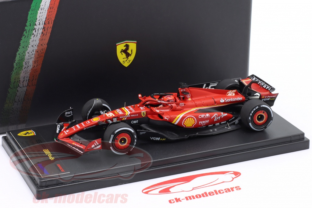 LookSmart 1:43 Charles Leclerc Ferrari SF-24 #16 2nd Australian GP ...