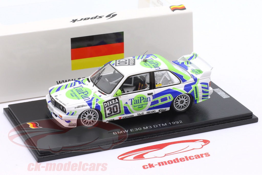Spark 1:43 BMW M3 Sport Evolution #30 DTM 1992 Prinz von Bayern SG610 ...