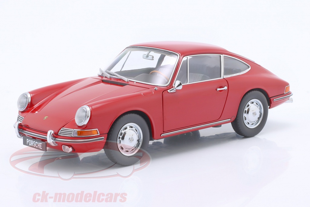 Kyosho 1:18 Porsche 911 (901) Coupe year 1964 signal red 08969R model ...