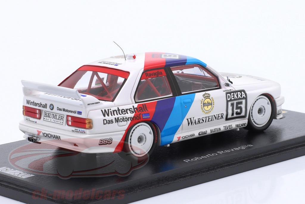 Spark 1:43 BMW M3 (E30) #15 DTM 1992 Roberto Ravaglia SG615 model car SG615 9580006756152