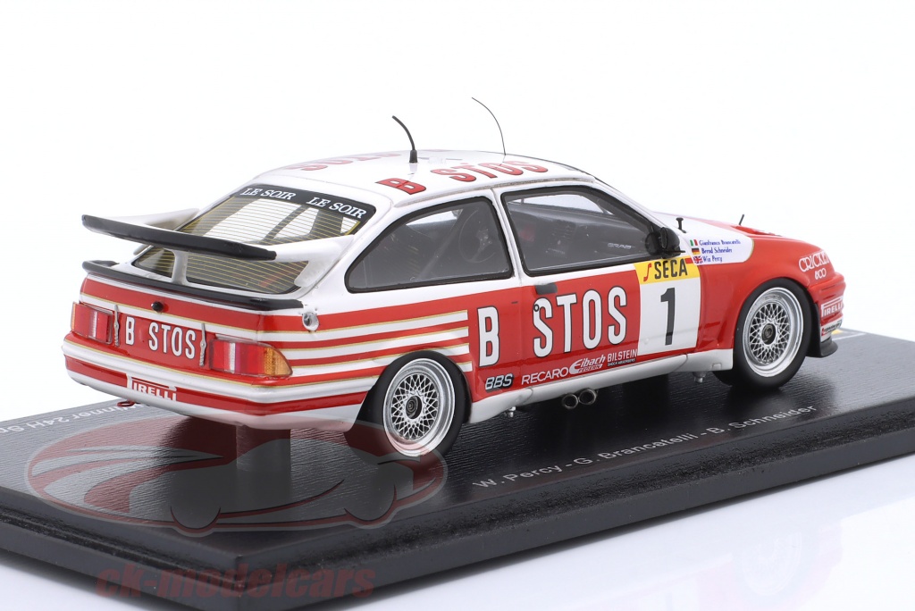 Spark 1:43 Ford Sierra RS 500 Cosworth #1 gagnant 24h Spa 1989 Bastos ...