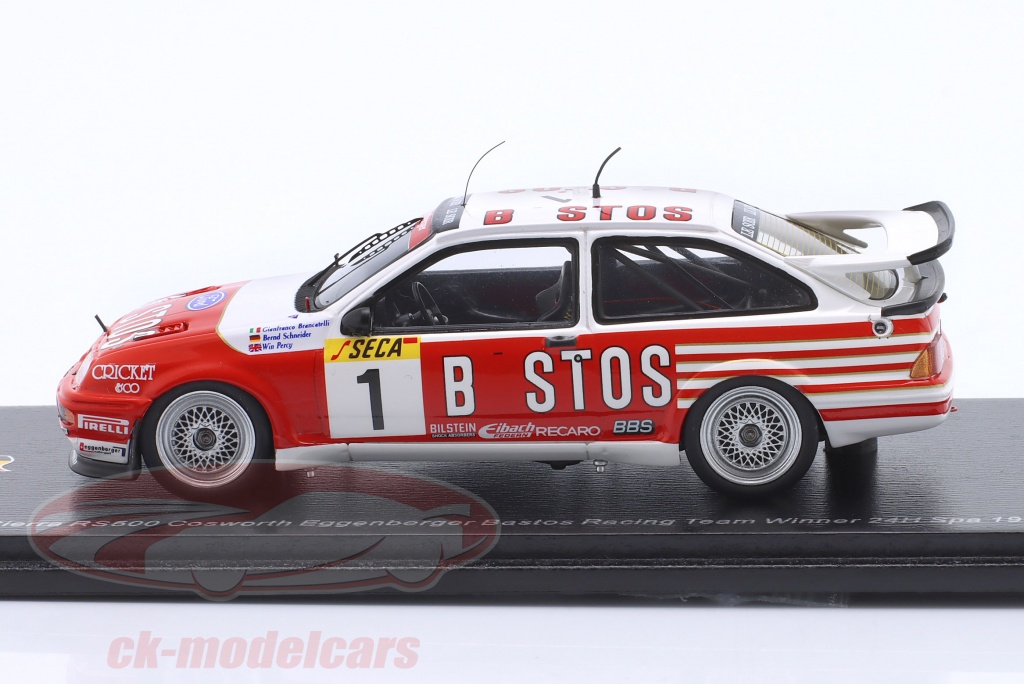 Spark 1:43 Ford Sierra RS 500 Cosworth #1 gagnant 24h Spa 1989 Bastos ...