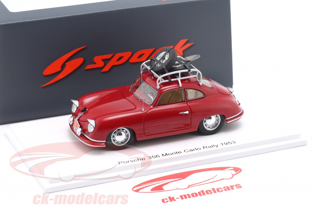 Spark 1:43 Porsche 356 Pre-A 1100 #402 Rallye Monte Carlo 1953 Merck ...
