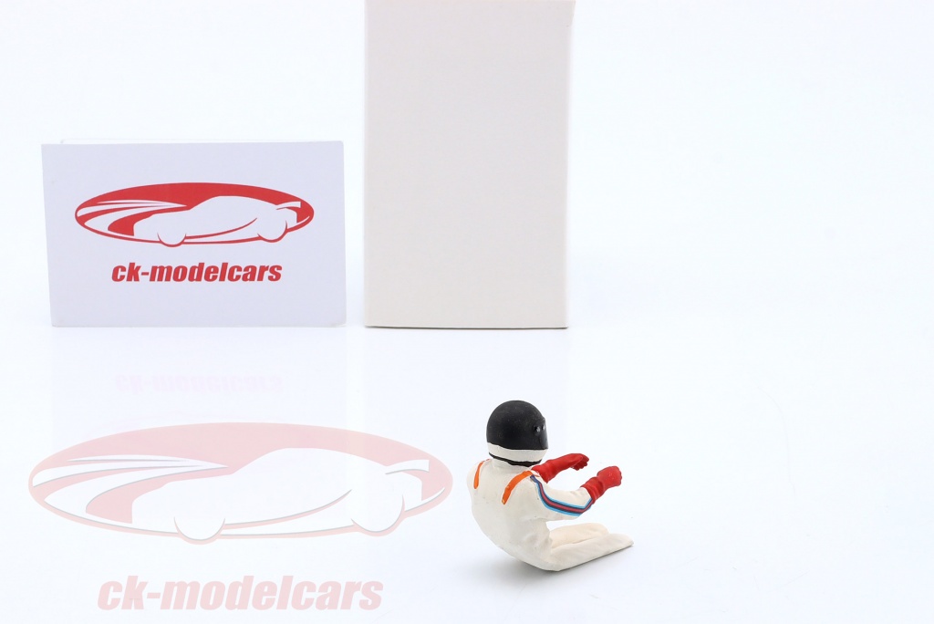 figurenmanufaktur 1:18 seated person racing driver figure 1977 with ...