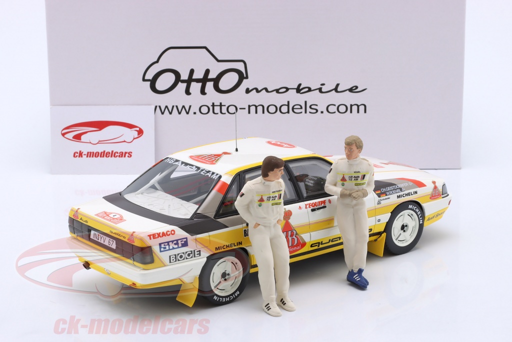 Ottomobile 1:18 Set: Audi 200 quattro #4 3rd rally Monte Carlo 1987 ...