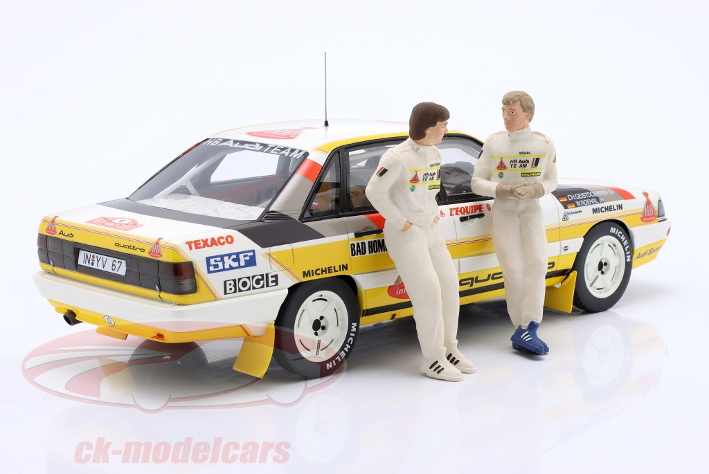 Ottomobile 1:18 Set: Audi 200 quattro #4 3rd Rallye Monte Carlo 1987 ...