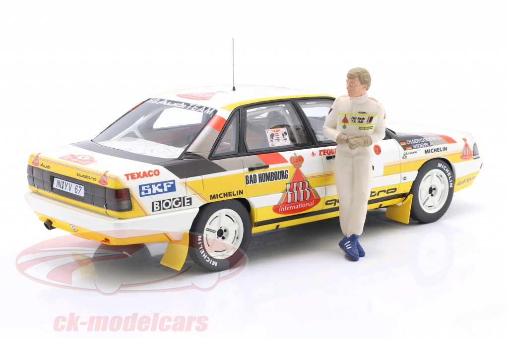 figurenmanufaktur 1:18 Walter Röhrl Audi Quattro figure Rallye AE180008 ...