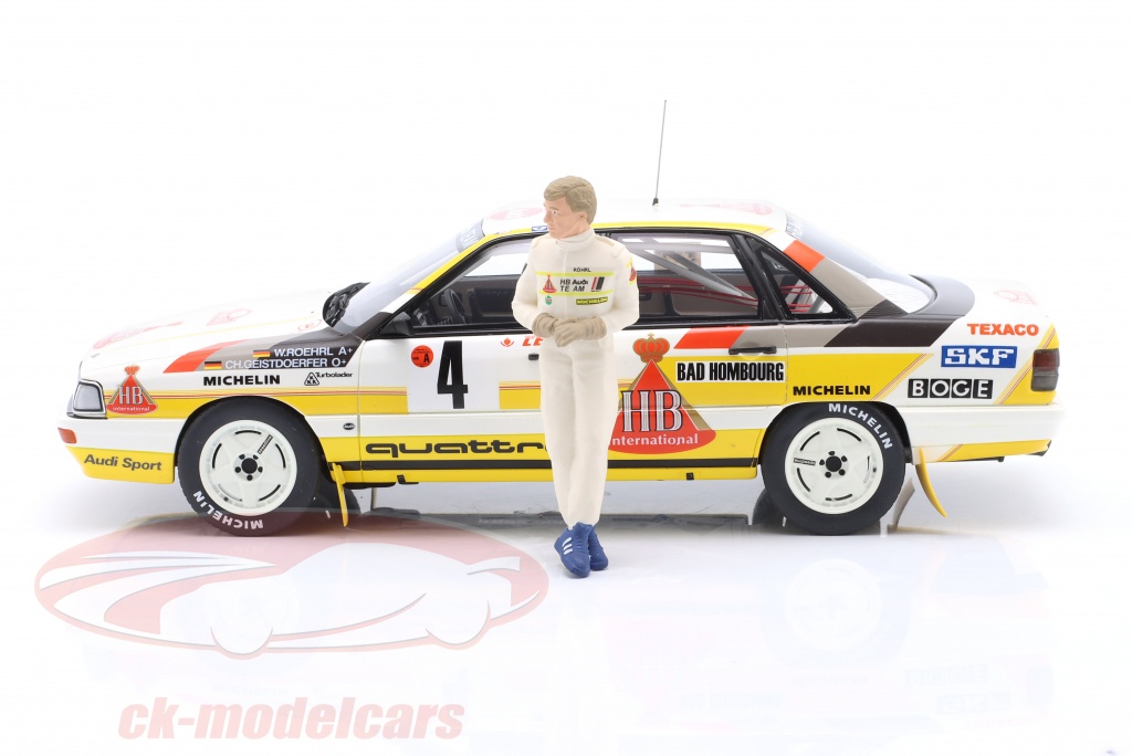 figurenmanufaktur 1:18 Walter Röhrl Audi Quattro figure Rallye AE180008 ...