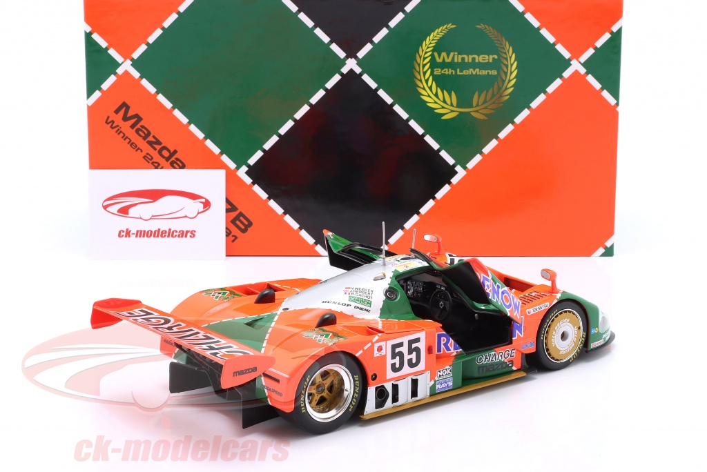 WERK83 1:18 Mazda 787B #55 gagnant 24h LeMans 1991 Weidler, Herbert ...