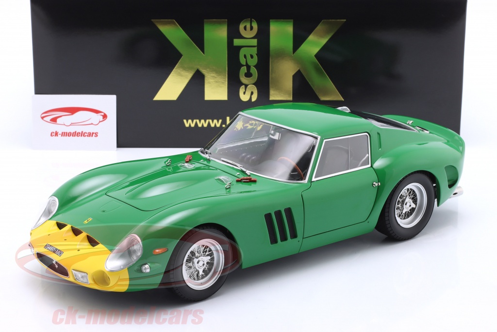 KK-Scale 1:12 Ferrari 250 GTO David Piper Racing 1962 green / yellow ...
