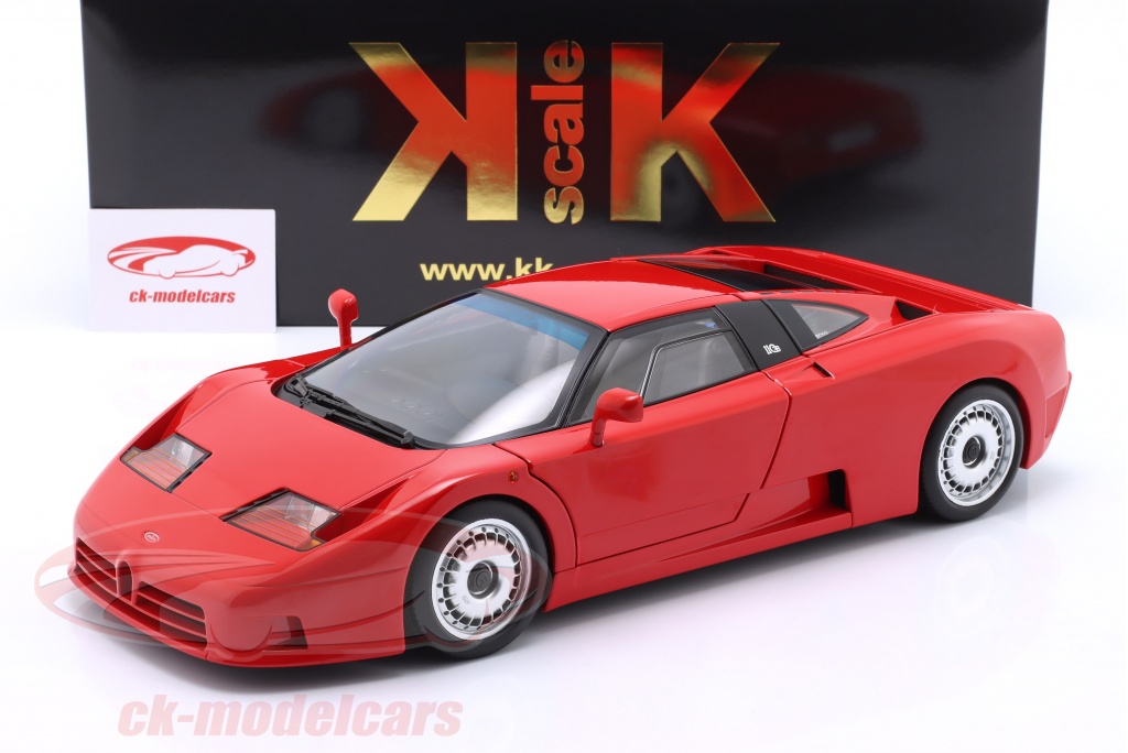 KK-Scale 1:12 Bugatti EB110 year 1991 red KKDC120133 model car ...