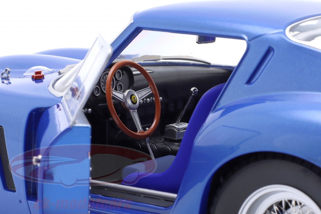 KK-Scale 1:12 Ferrari 250 GTO year 1962 blue metallic KKDC120122 model ...