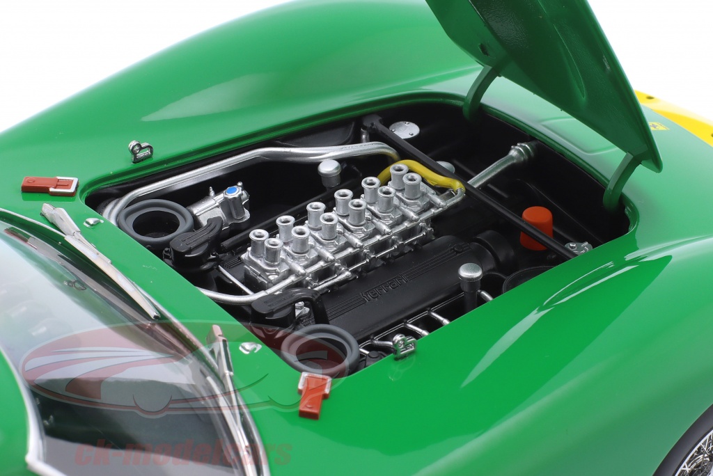 KK-Scale 1:12 Ferrari 250 GTO David Piper Racing 1962 green / yellow ...