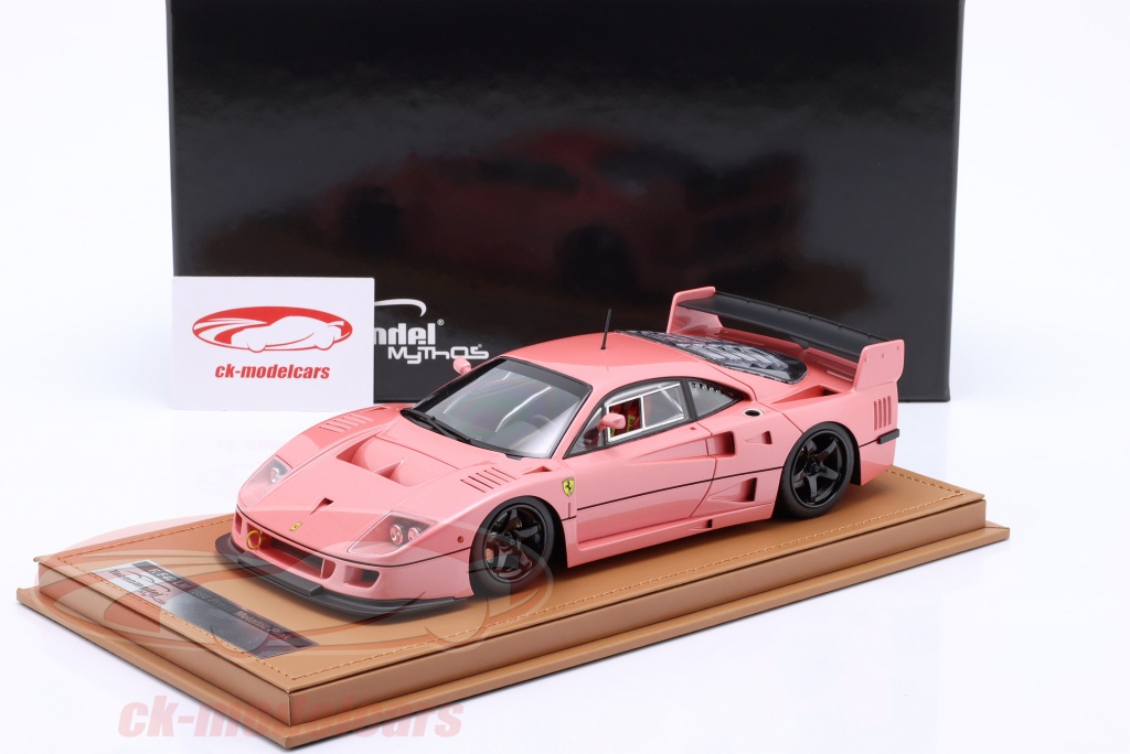 Tecnomodel 1:18 Ferrari F40 LM Prensa versión 1996 rosa metálico TM18 ...