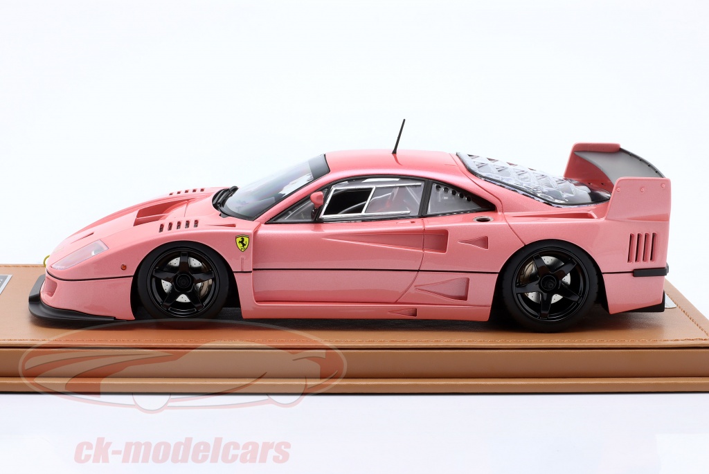 Tecnomodel 1:18 Ferrari F40 LM Prensa versión 1996 rosa metálico TM18 ...