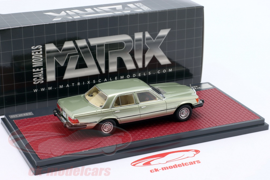 Matrix 1:43 Mercedes-Benz 450 SE (W116) USA Année de construction 1978 ...