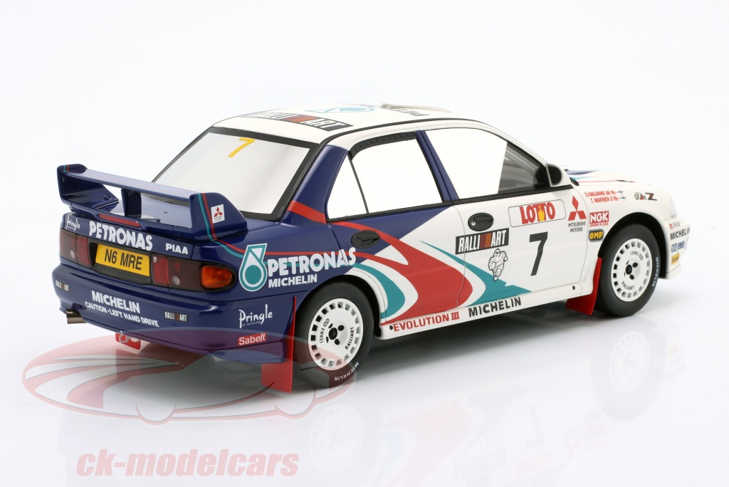 Ottomobile 1:18 Mitsubishi Lancer Evo 3 #7 winner Rallye Australia 1996 ...