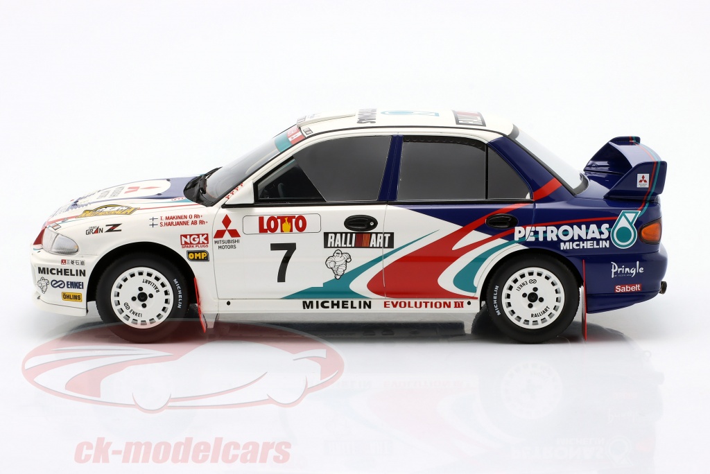 Ottomobile 1:18 Mitsubishi Lancer Evo 3 #7 winner Rallye Australia 1996 ...