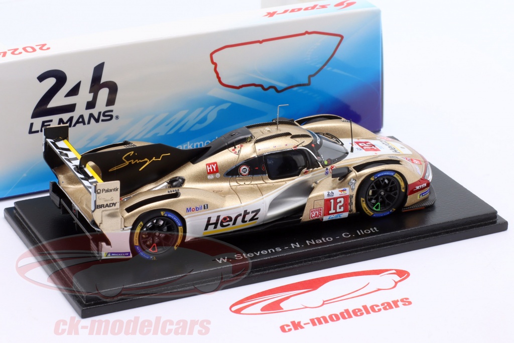 Spark 1:43 Porsche 963 #12 8ème 24h LeMans 2024 Hertz Team Jota S9118 modèle voiture S9118 ...