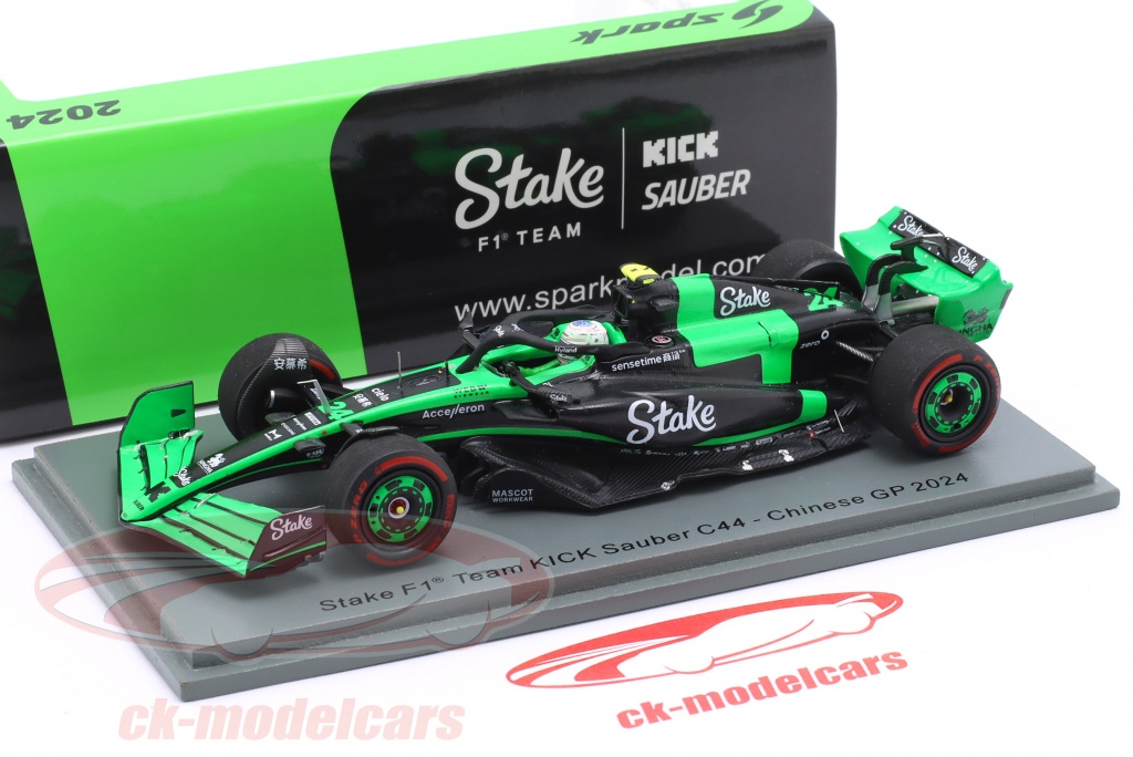 Spark 1:43 Zhou Guanyu KICK Sauber C44 #24 China GP formule 1 2024 ...