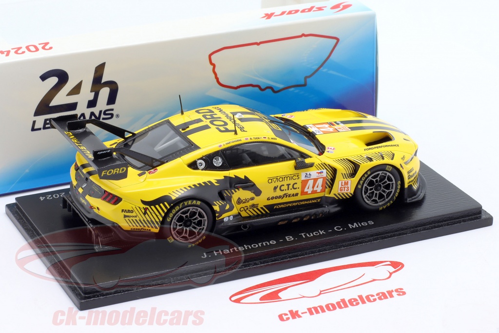 Spark 1:43 Ford Mustang GT3 #44 24h LeMans 2024 Proton Competition ...