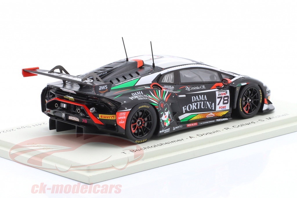 Spark 1:43 Lamborghini Huracan GT3 Evo2 #78 24h Spa 2024 Barwell ...