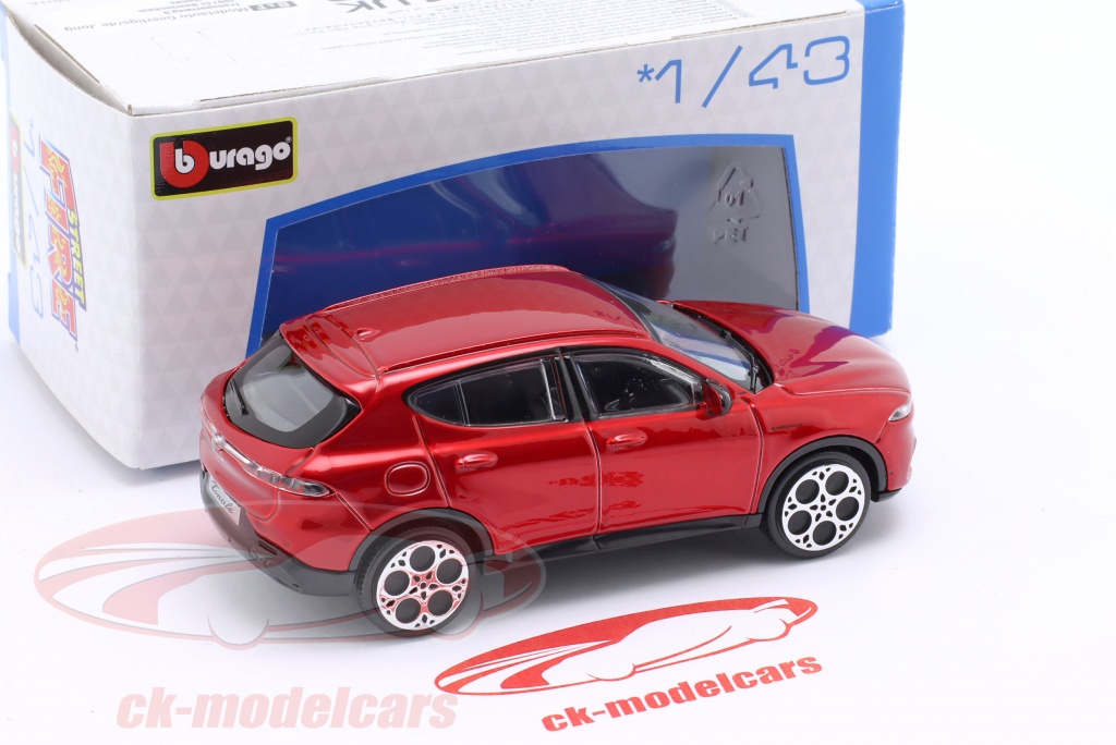 Bburago 1:43 Alfa Romeo Tonale SUV year 2022 Alfa red 18-30468 model ...