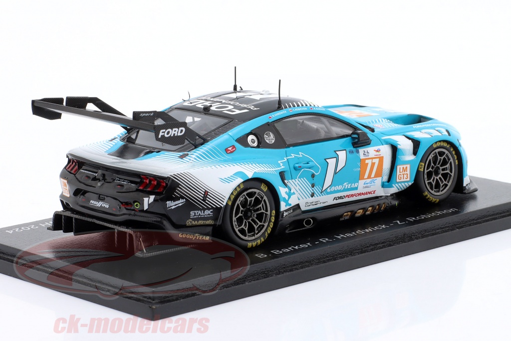 Spark 1:43 Ford Mustang GT3 #77 24h LeMans 2024 Proton Competition ...