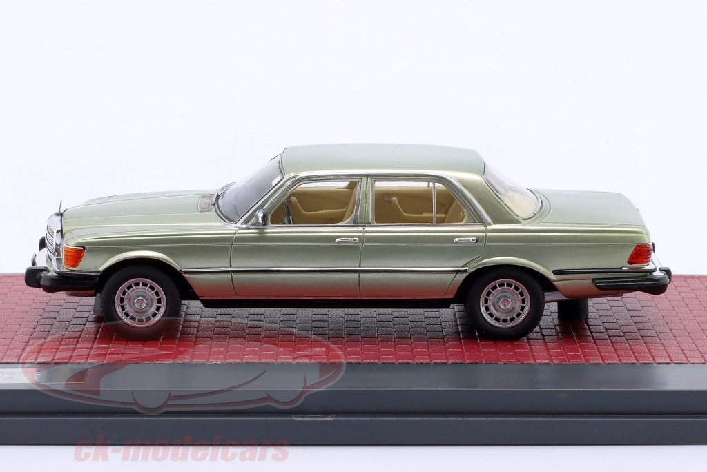 Matrix 1:43 Mercedes-Benz 450 SE (W116) USA year 1978 light green ...