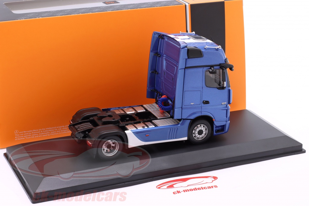 Ixo 1:43 Mercedes-Benz Actros MP4 SZM blu metallico TR206.22 modello ...