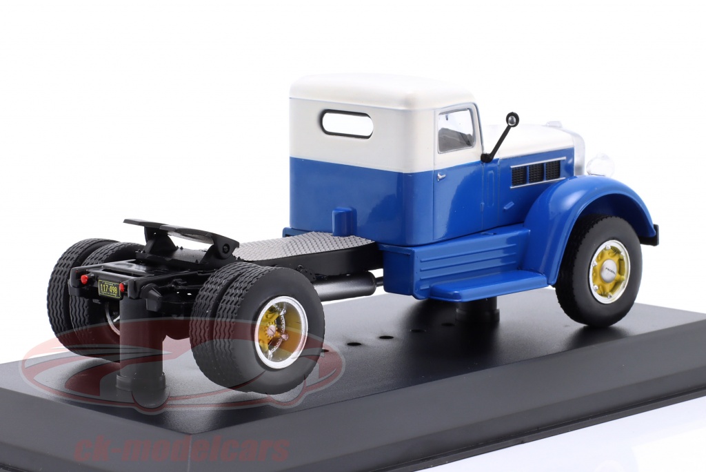 Ixo 1:43 Federal 45M Sattelzugmaschine Baujahr 1946 blau / weiß TR205 ...