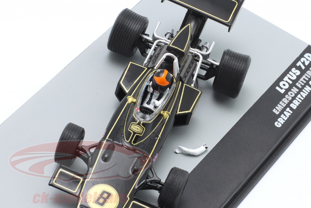 Altaya 1:43 lotus 72D #8 Winnaar Groot-Brittannië Huisarts formule 1 1972 /2e keuze CK93316 (2 ...