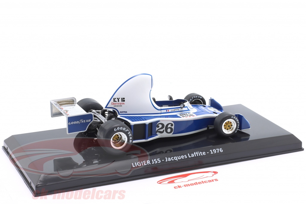 Premium Collectibles 1:24 Jacques Laffite Ligier JS5 #26 Formula 1 1976 ...