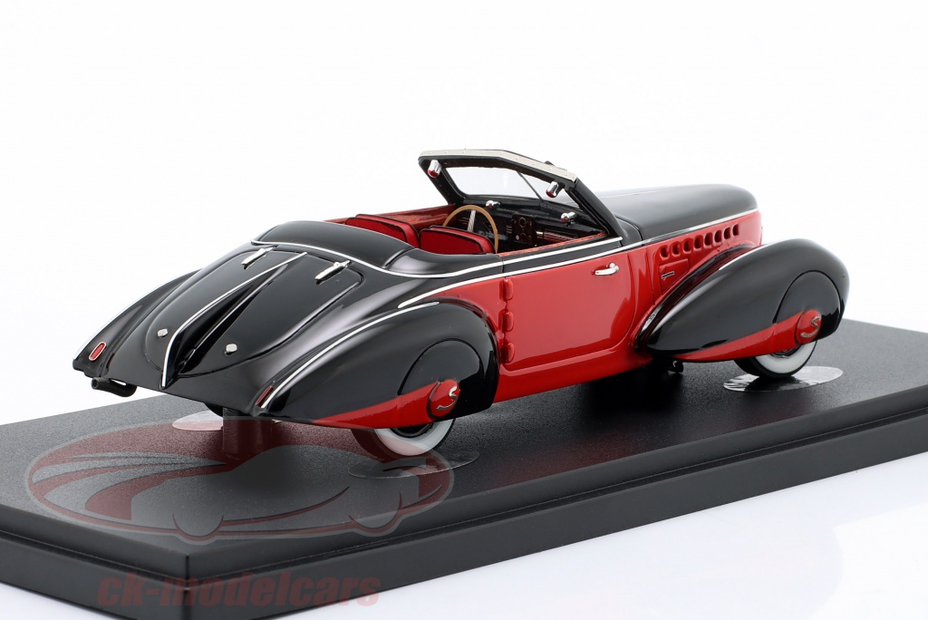 AutoCult 1:43 Aero 50 Dynamik Sodomka カブリオレ 1939 赤 / 黒 90323 モデル 車 90323