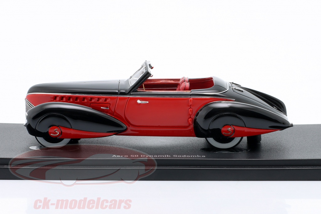 AutoCult 1:43 Aero 50 Dynamik Sodomka カブリオレ 1939 赤 / 黒 90323 モデル 車 90323