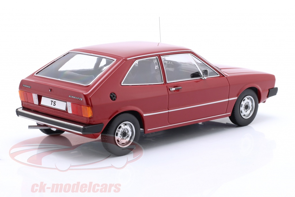 KK-Scale 1:18 Volkswagen VW Scirocco TS MK1 year 1976 dark red ...