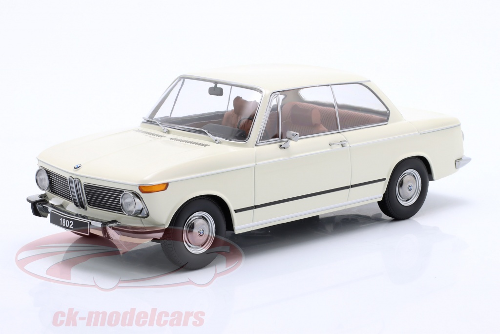 KK-Scale 1:18 BMW 1802 Serie 1 Facelift 1971 wit KKDC181312 model auto ...