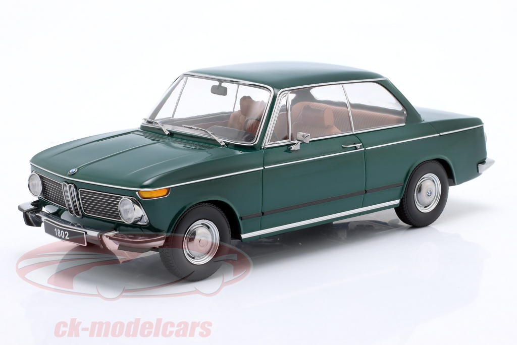KK-Scale 1:18 BMW 1802 Series 1 Facelift 1971 dark green KKDC181311 ...
