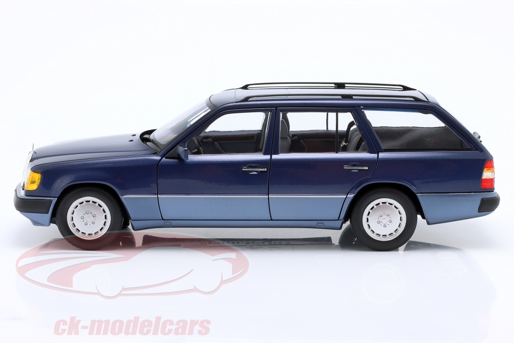 Norev 1:18 Mercedes-Benz 300D T-Model (S124) year 1990 blue metallic ...