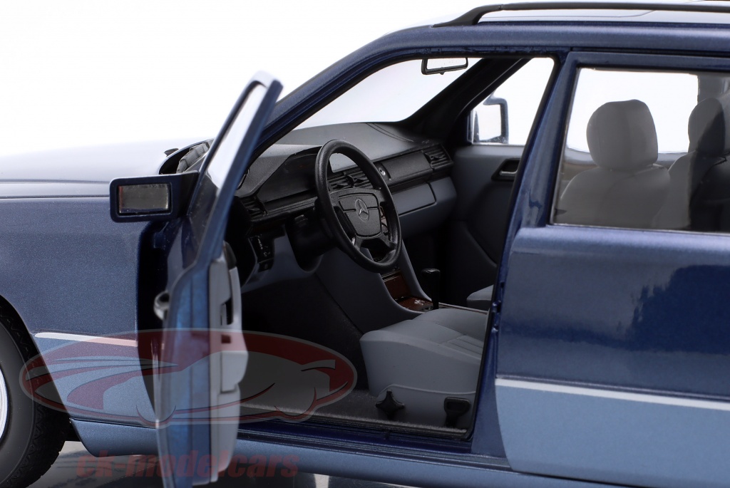 Norev 1:18 Mercedes-Benz 300D T-Model (S124) year 1990 blue metallic ...